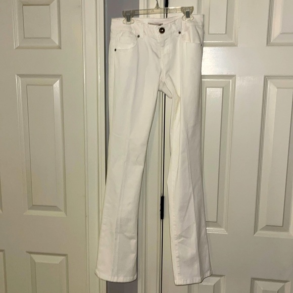 CAbi | Jeans | Cabi White Flare Jeans | Poshmark
